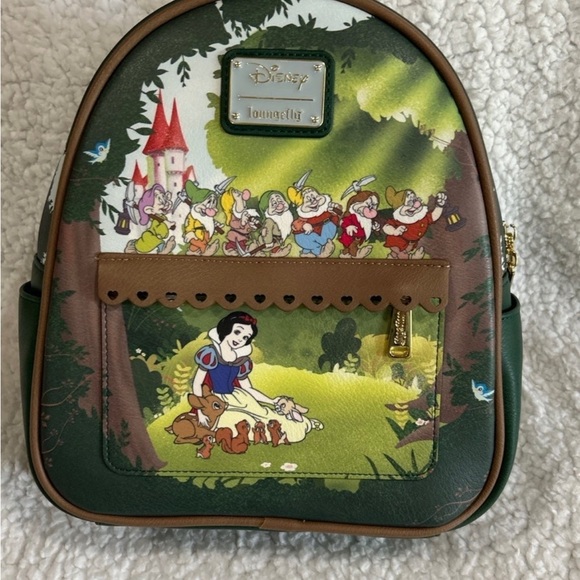 Loungefly | Bags | Rare Nwt Loungefly Snow White Forest Mini Backpack ...